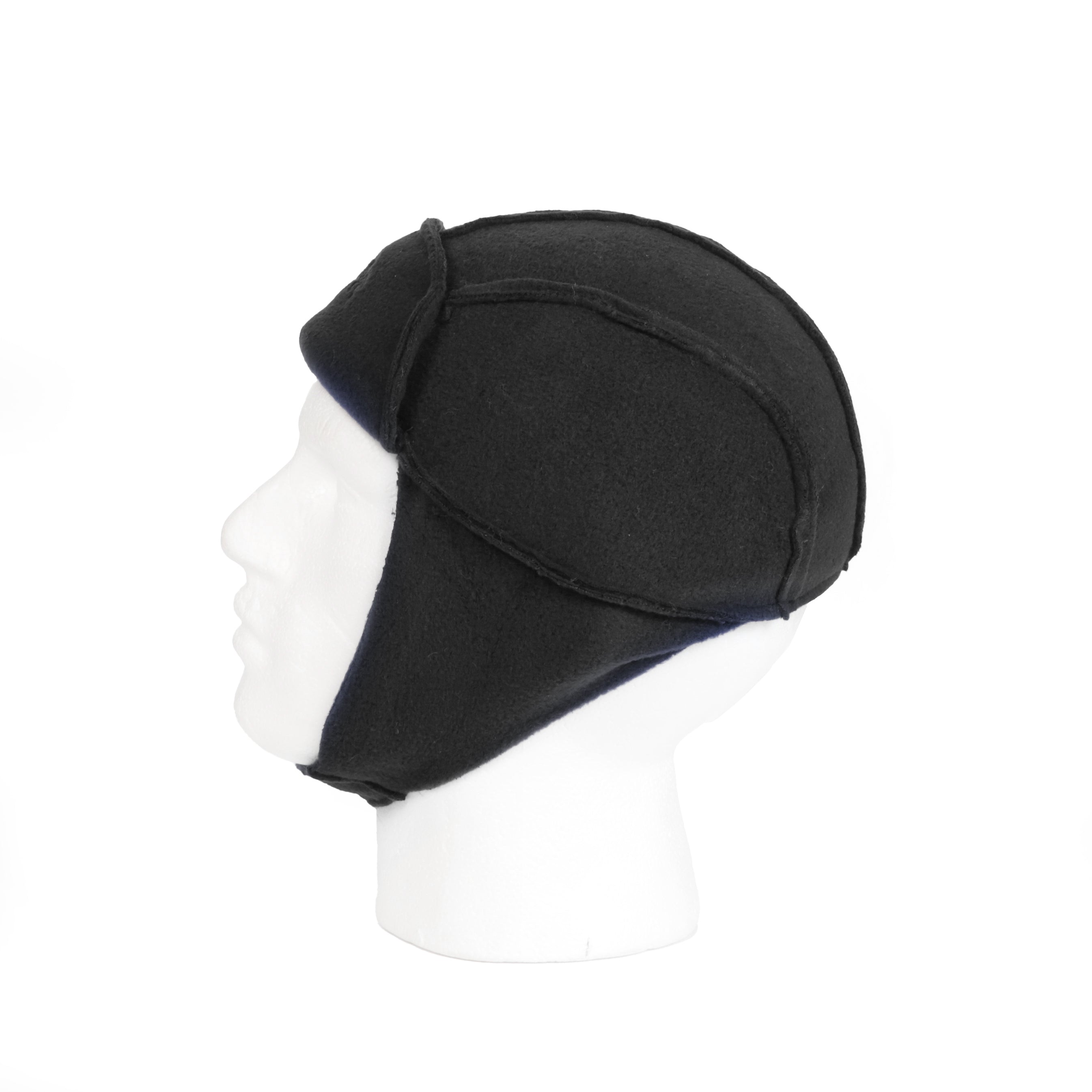 Arctic Fox Fleece Trapper Hat Black