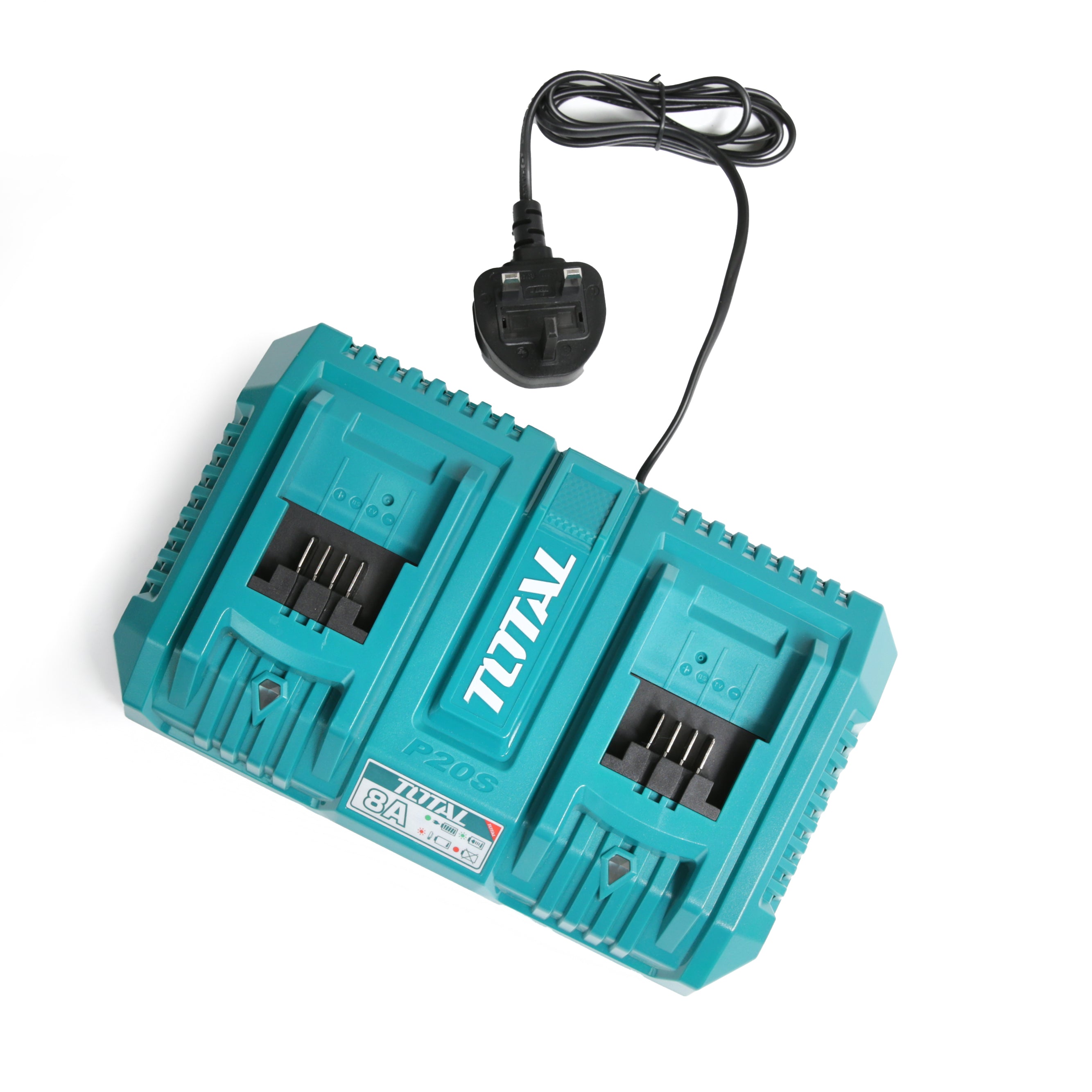Total Li-Ion 20V 2 Port Charger - TFCLI2082