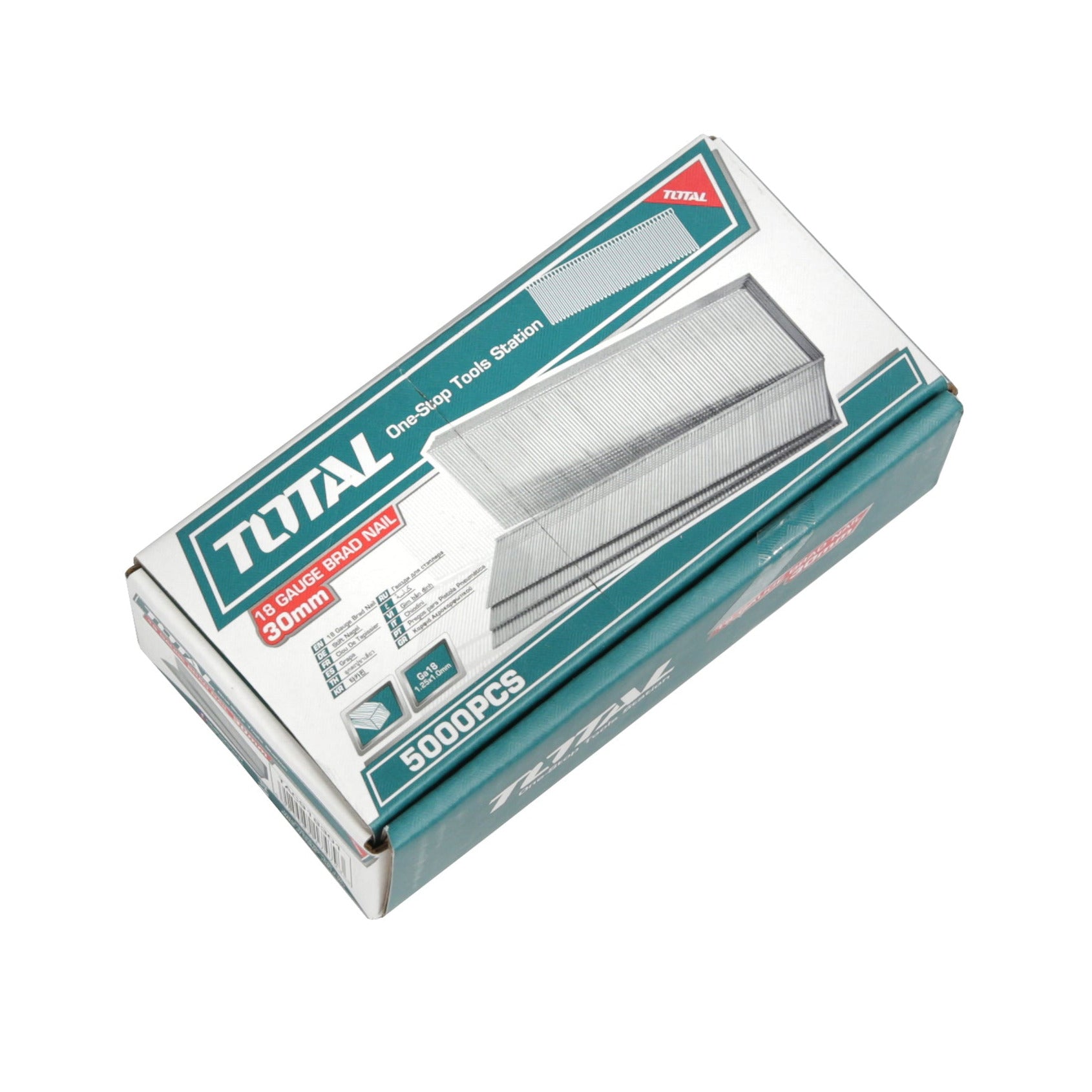 Total 18 Gauge Brad Nails 25 50mm 5000pcs