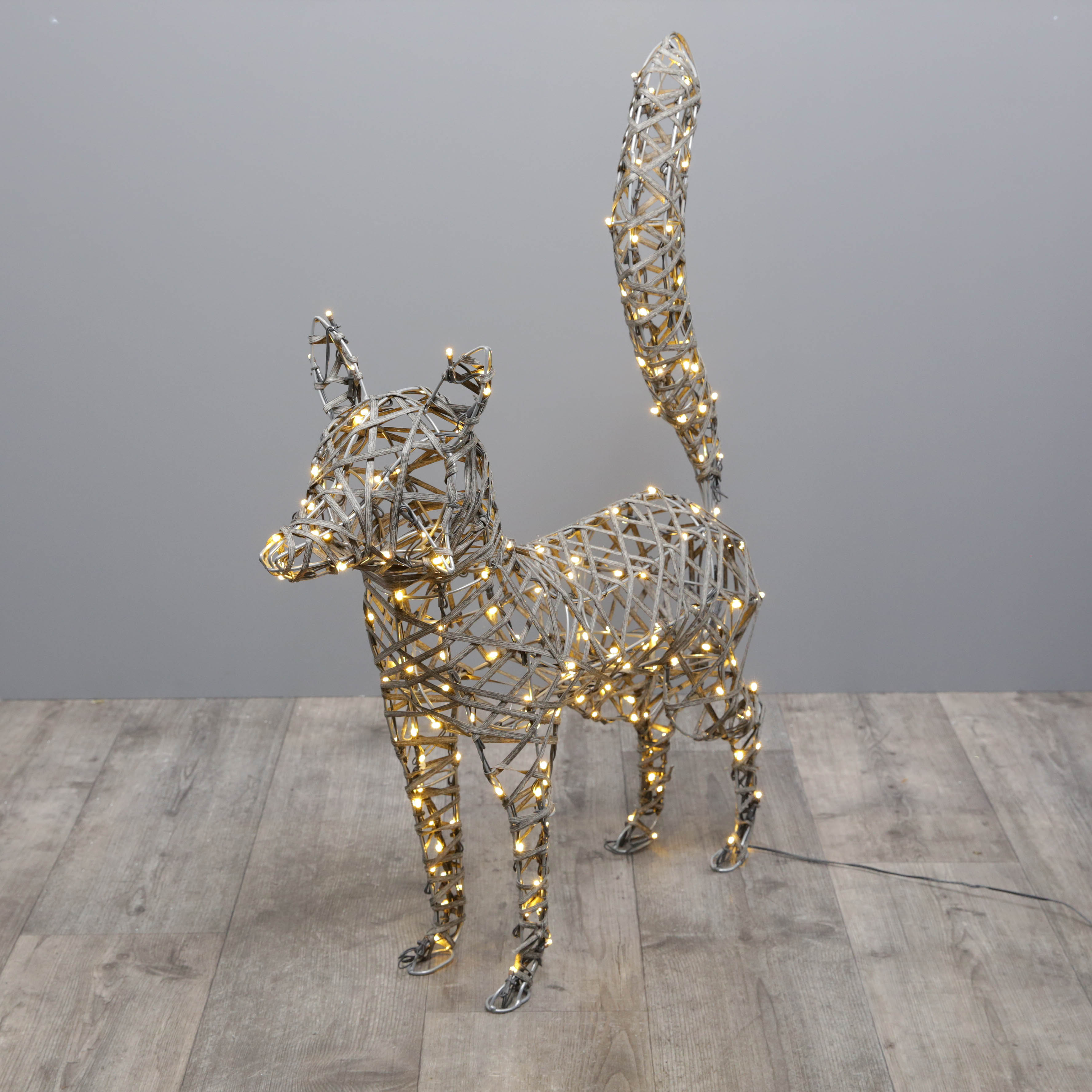 Noma Grey Rattan Fox Light