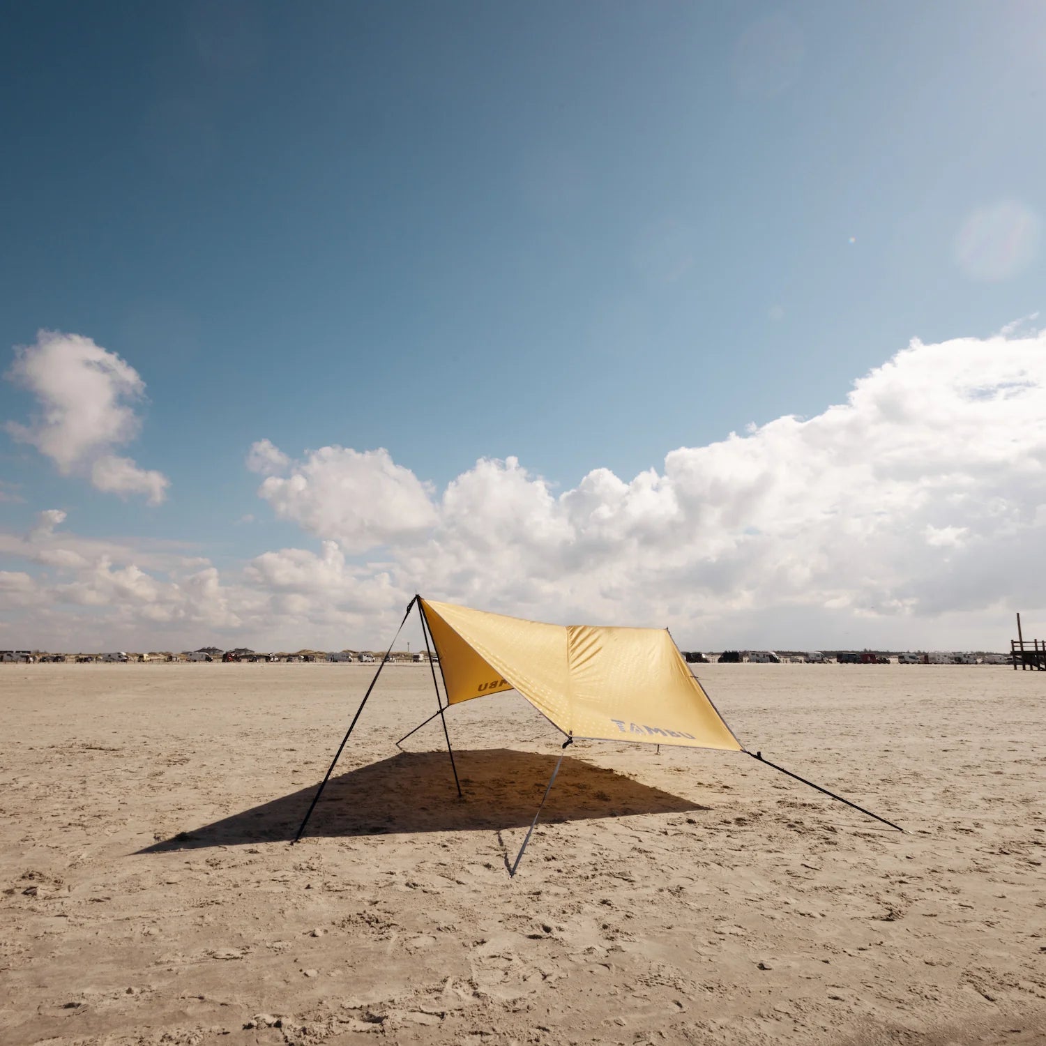 Tambu PALA - Sun Tarp with Awning Poles - 62% OFF