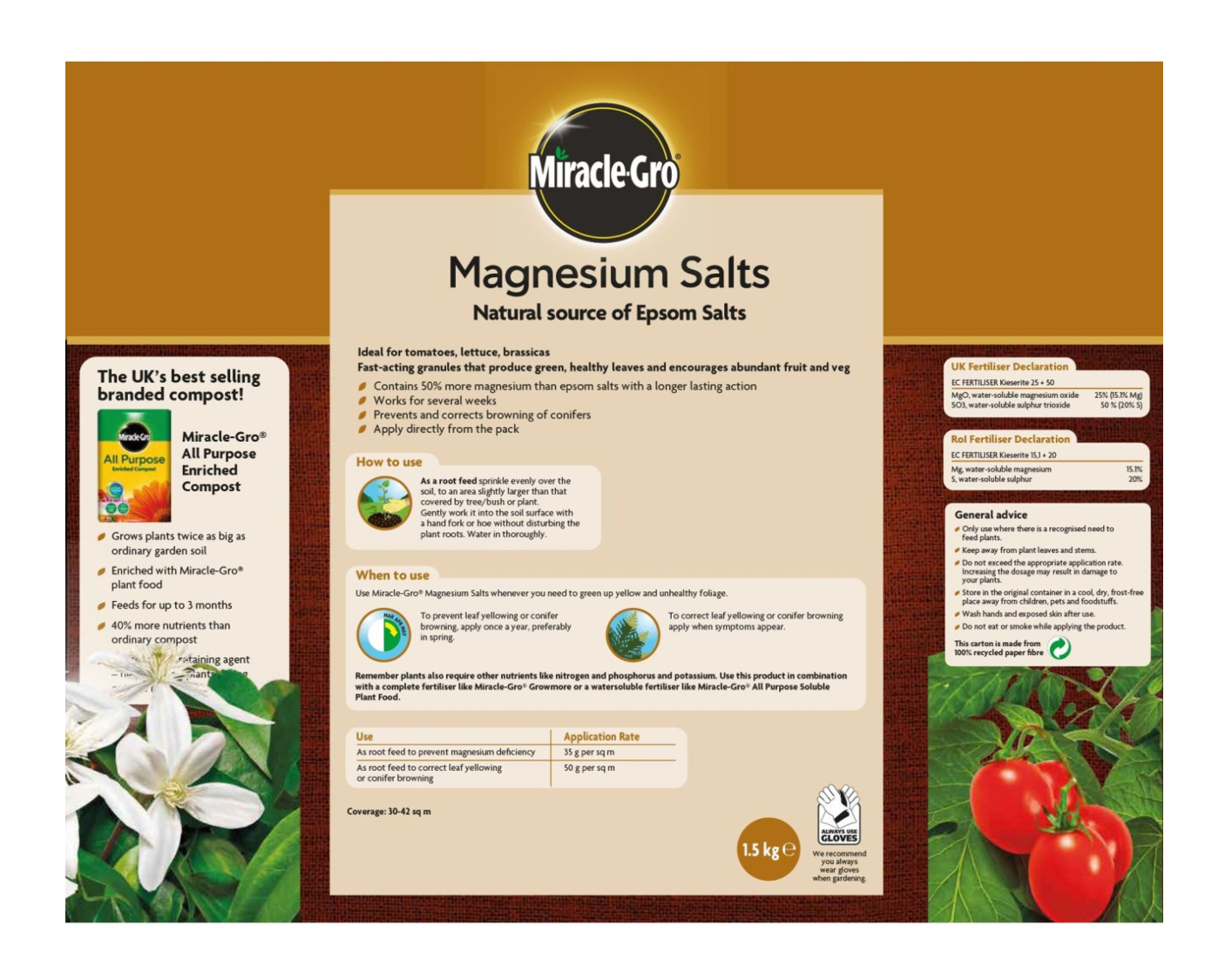 Miracle-Gro Magnesium Salts 1.5kg