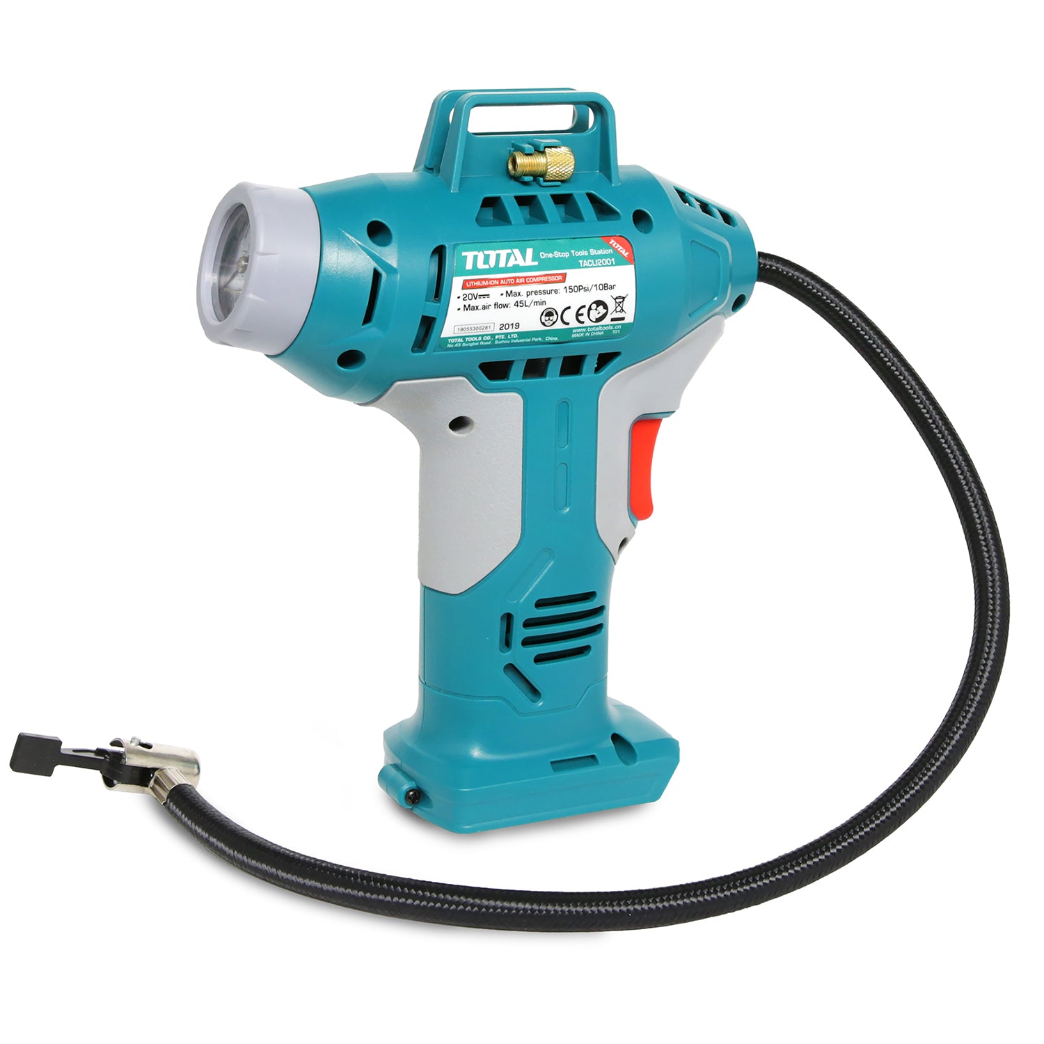 Total Li Ion 20V Auto Air Compressor Battery not included TACLI200