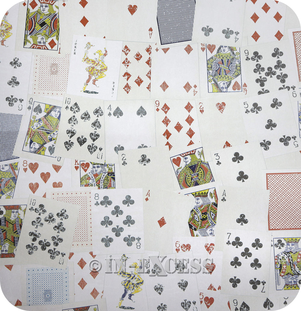 1 Wall Designer Photo Motif Wallpaper - Playing Cards W10MCARD01