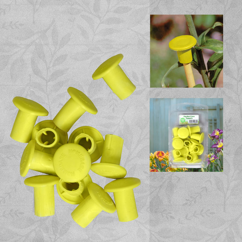 Garden Bamboo Cane Toppers - Pack of 12 – In-Excess Direct