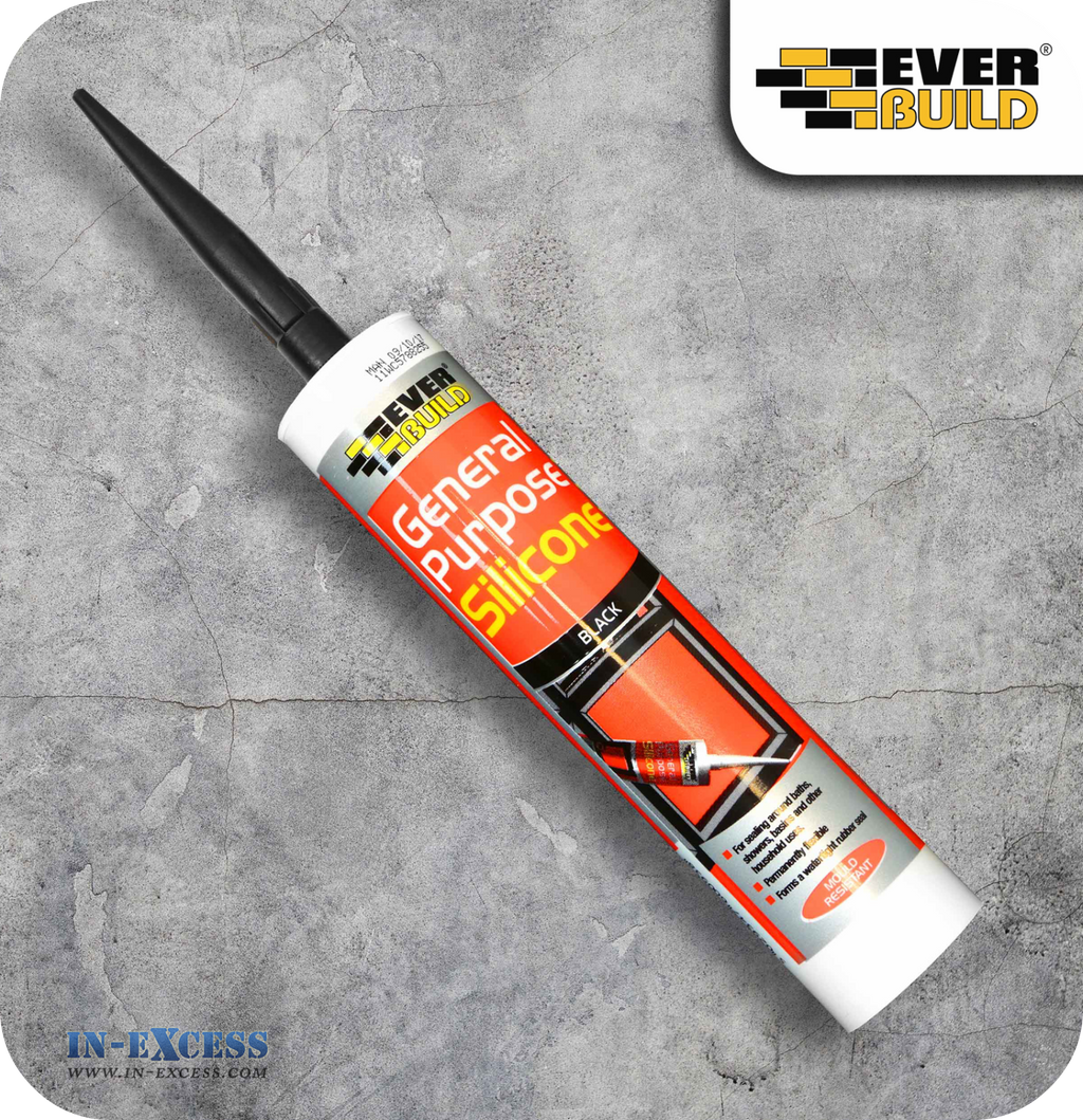 EverBuild General Purpose Silicone - 280ml Black